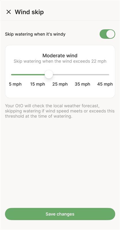 Weather Intelligence: How does Wind Skip work? – OtO Lawn